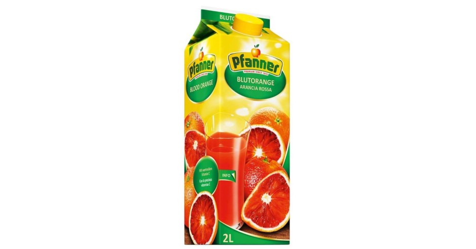 Suc de Portocale Rosii Pfanner, 2 L, Pfanner Suc de Portocale Rosii ...