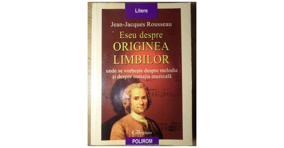 ESEU DESPRE ORIGINEA LIMBILOR. UNDE SE VORBESTE DESPRE MELODIE SI ...