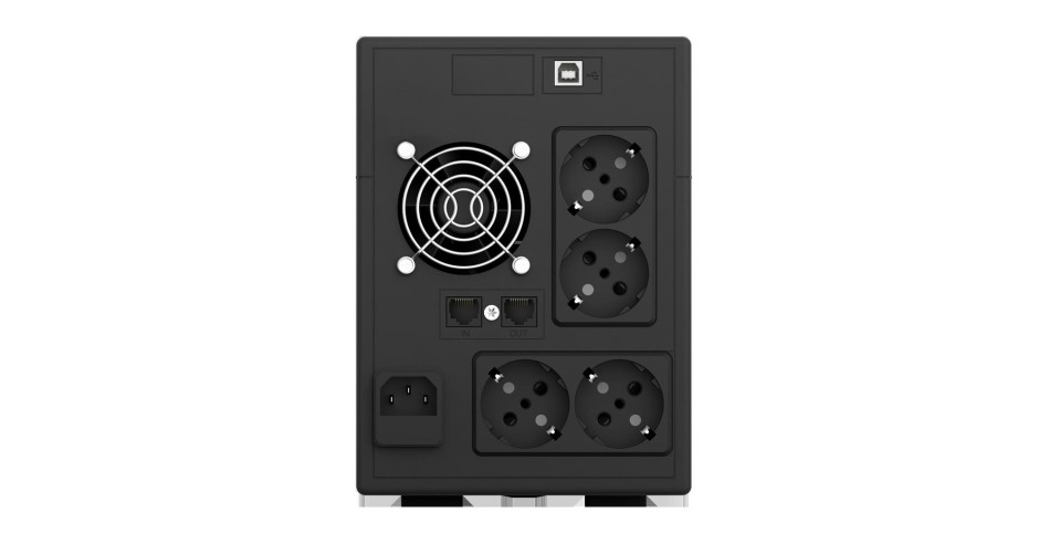 UPS nJoy Cadu 1500, 1500VA/900W, Afisaj LCD cu ecran tactil, 4 x prize Schuko | arhiva Okazii.ro