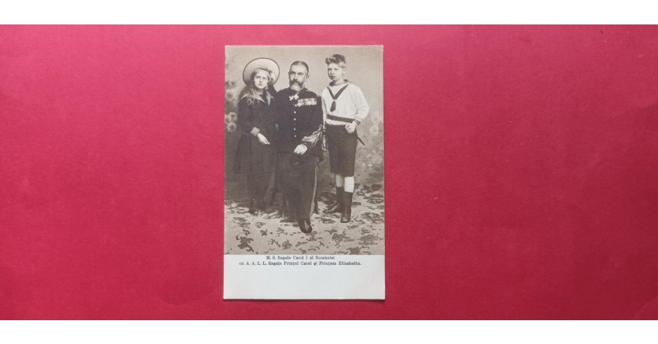 Bucuresti Familia Regala Regele Carol Printesa Elisabeta Printul Carol ...