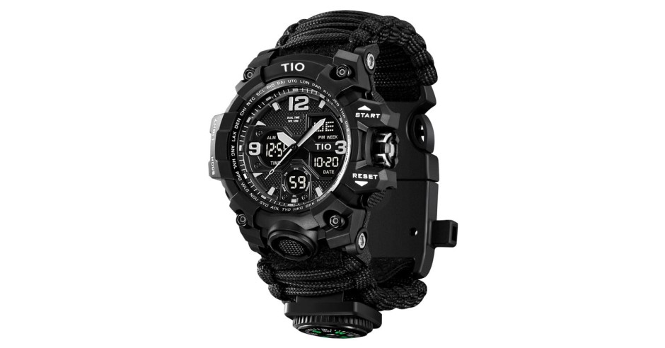 Ceas barbatesc de mana, Tio, Supravietuire, Cremene foc, Busola ...