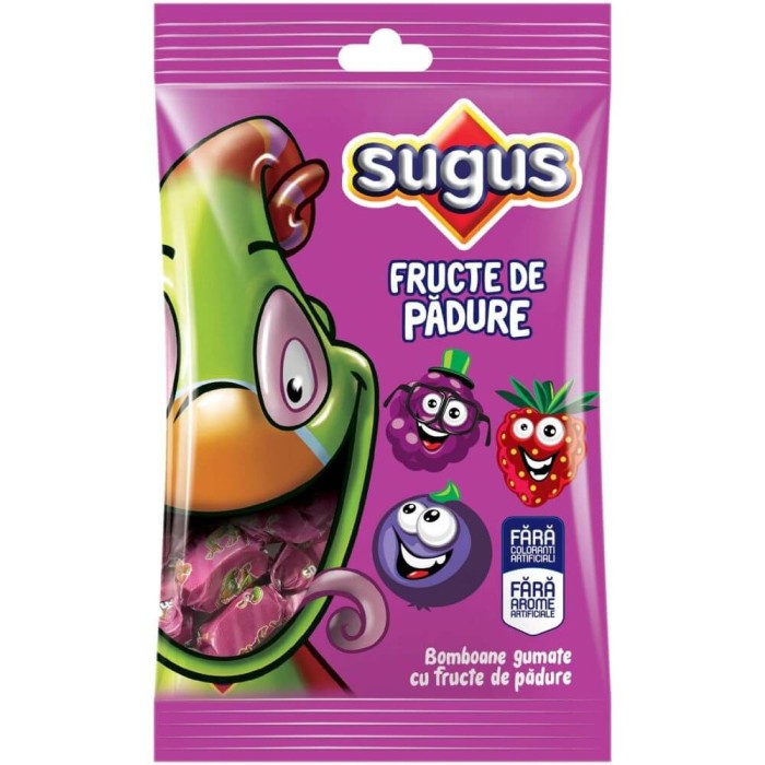 Bomboane Gumate Sugus Fructe de Padure, 80 g, Bomboane Gumate Fructate ...