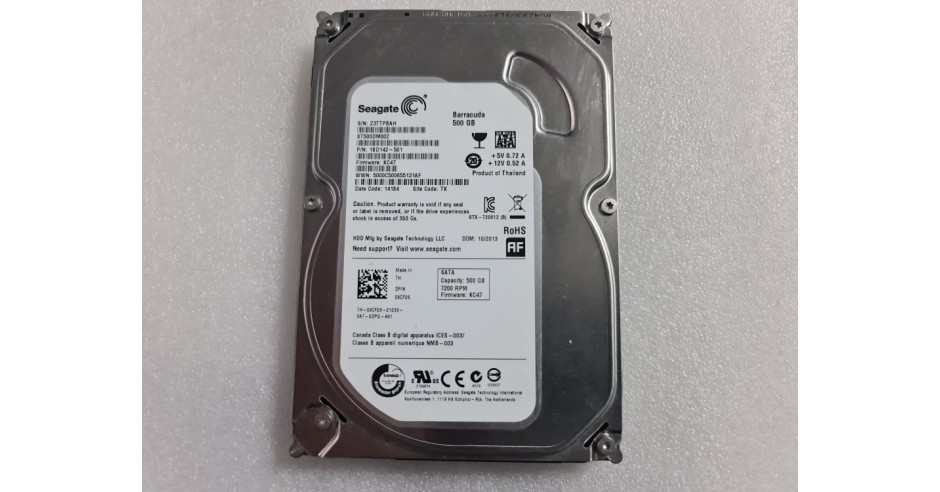 Hard disk Seagate Barracuda 500GB, 7200rpm, 16MB cache, SATA III - poze ...