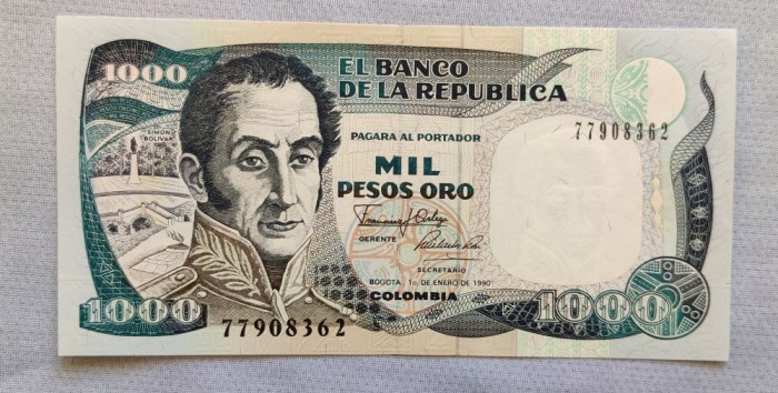 Columbia - 1000 Pesos Oro (1990) | Okazii.ro