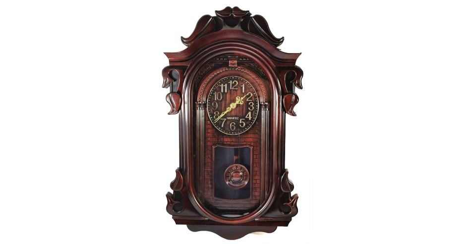 Ceas perete rustic cu pendul | arhiva Okazii.ro