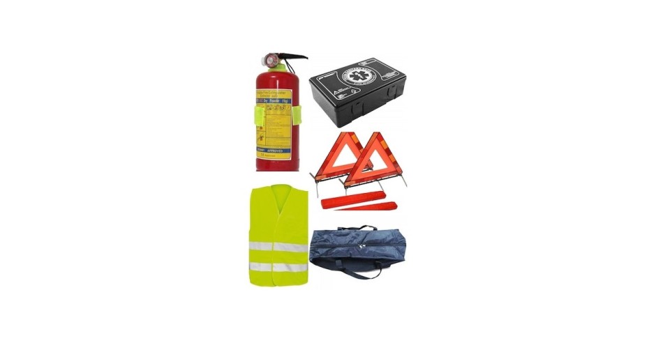 Kit Siguranta Auto Omologat, Valabilitate 5 ani: Trusa de Prim Ajutor ...