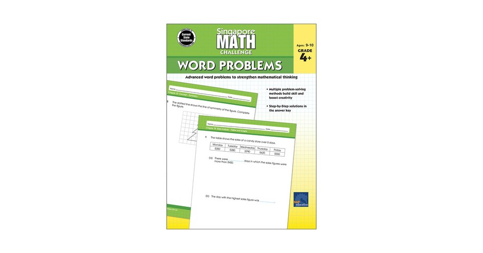 Singapore Math Challenge Word Problems, Grades 4 - 6 | Okazii.ro