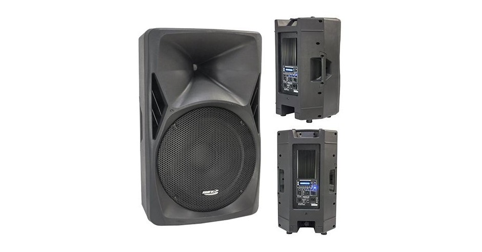 BOXA ACTIVA 15 inch/38CM 8OHM 300W RMS CU BT/USB/FM/SD/AUX | Okazii.ro