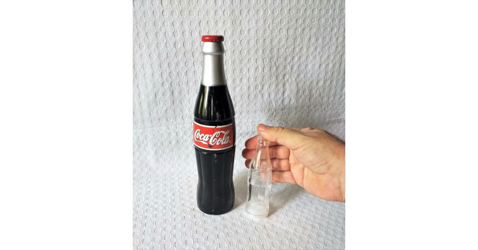 Sticla de Coca-cola din metal, sticla vintage de colectie - decor ...