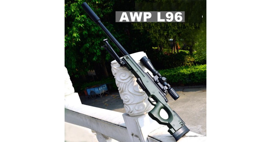 PUSCA CU BILE 6MM,CELEBRUL SNIPER AWP,MASOARA 1 METRU,BILE INCLUSE ...