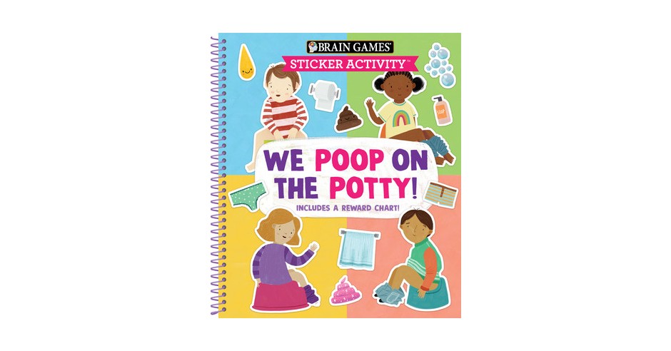 Brain Games - Sticker Activity - We Poop on the Potty!: Includes a ...