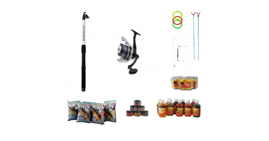 Kit Pescuit COMBO Lanseta Telescopica Xtreme Fishing Lungime 3,0 m ...