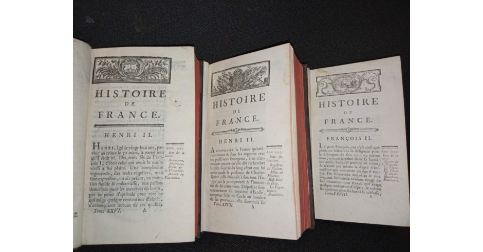 Carti vechi secol 18 Histoire de France, istorie veche, de colectie ...