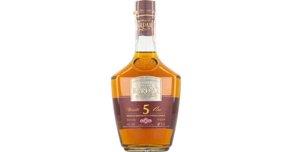 Coniac Divin Bardar VSOP 5 Ani Vechime, 40% Alcool, 0.5 L, Coniac ...