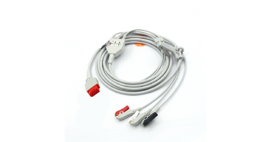 Cablu complet - Ecg Bionet cu 3 fire cleste - conector 12 pini | arhiva ...