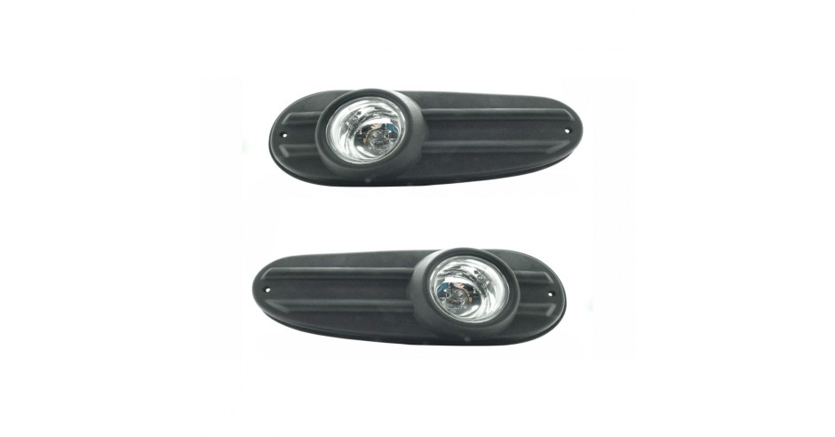 Proiectoare Ford Transit cu Grilaj, Set 2 Buc, Bec H3 55W, Montaj Facil ...