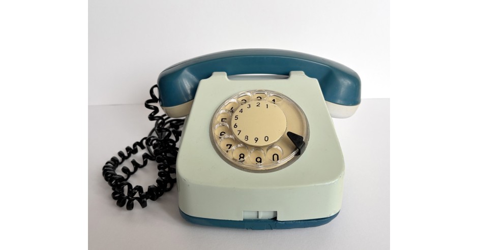 Telefon romanesc cu disc tip RS-72492, model EM-72, vintage din anii 70 ...