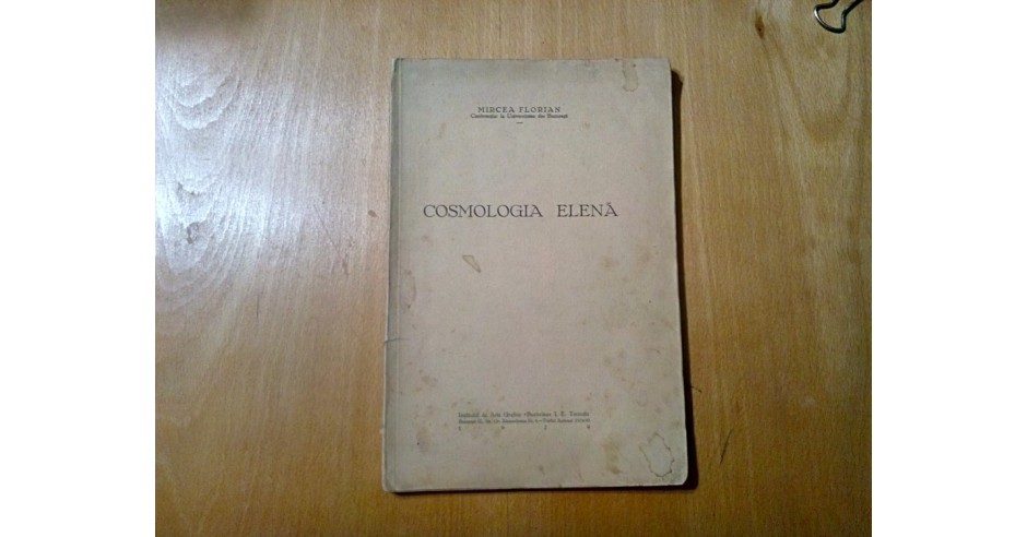 COSMOLOGIA ELENA - Mircea Florian - Arte Grafice :Bucovina", 1929, 101 ...