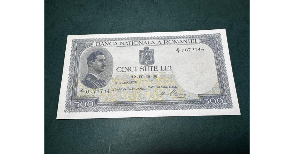 Bancnota Romania 500 Lei 19 Aprilie 1936 | arhiva Okazii.ro