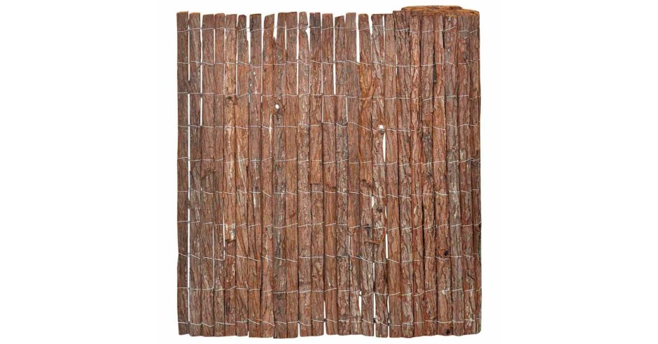 Gard din scoarta de copac Maro 100 x 600 cm Cortex | Okazii.ro