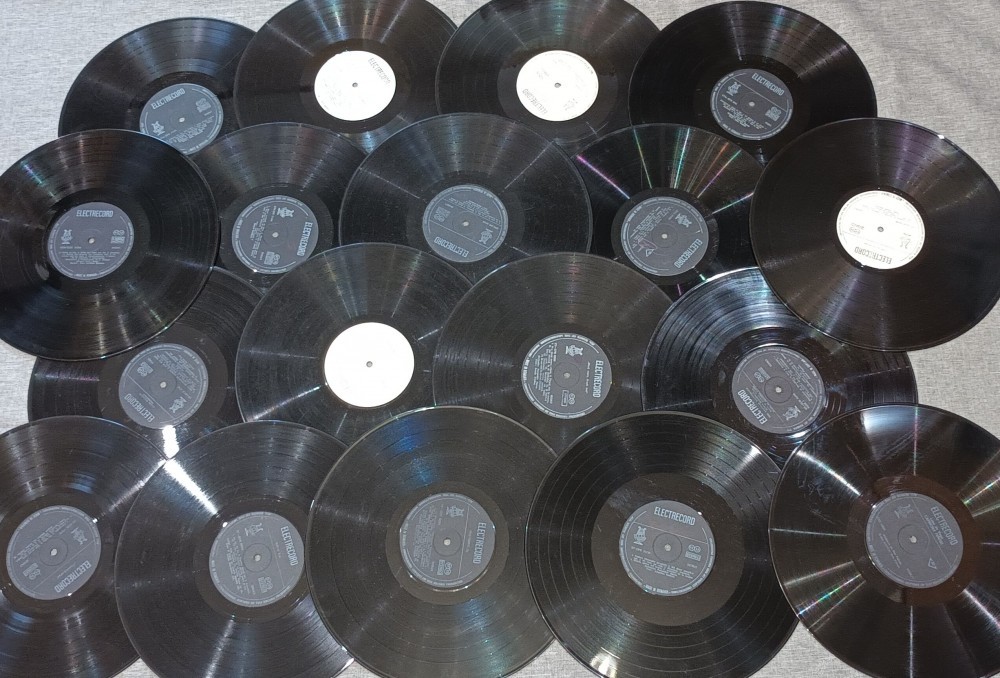 Pachet 70 de discuri vinil pentru decor, pictura, ceasuri sau orice ...