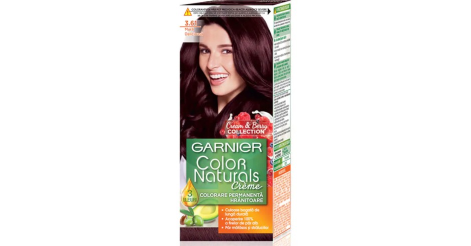 Vopsea Permanenta de Par 3.61 Delicious Blackberry, Garnier Color ...
