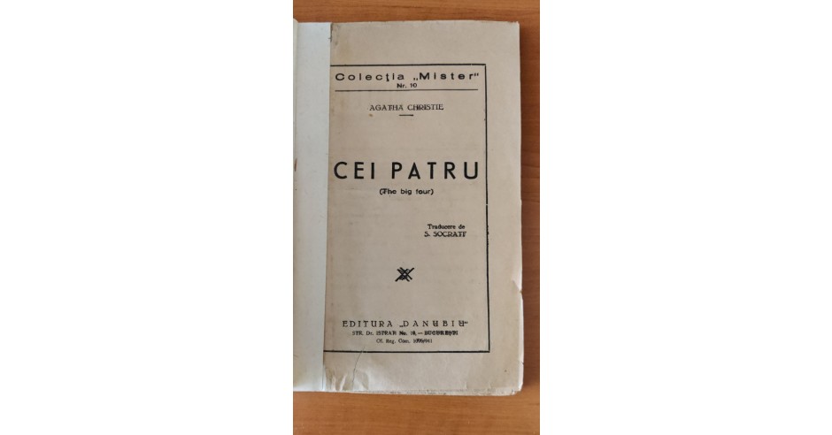 Agatha Christie - Cei patru (Ed. Danubiu - edi?ie interbelica) | arhiva ...