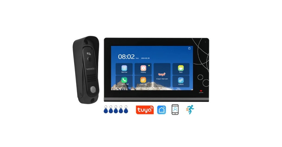 Sistem Video De Interfon Inteligent, CRISTALIS SALE™, Ecran De 7 Inchi ...