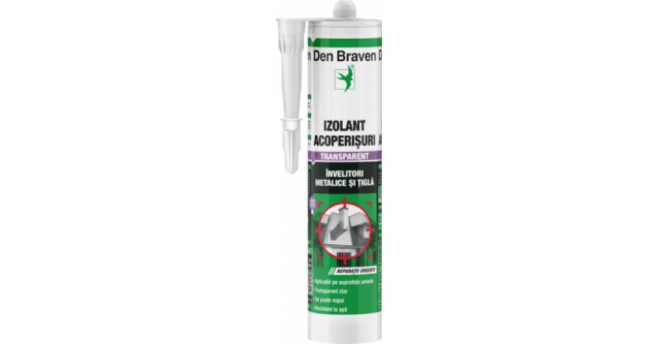 Izolant Acoperisuri Den Braven Elast-O-Rubber, 300 ml | Okazii.ro