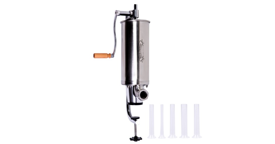 Masina de carnati PRO, 4kg, verticala, cu 5 palnii, Micul Fermier 1289 ...