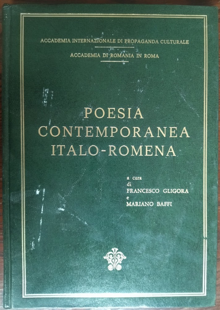 Poezia Contemporanea Italo-Romena: Antologie Poeti Romani & Italieni ...