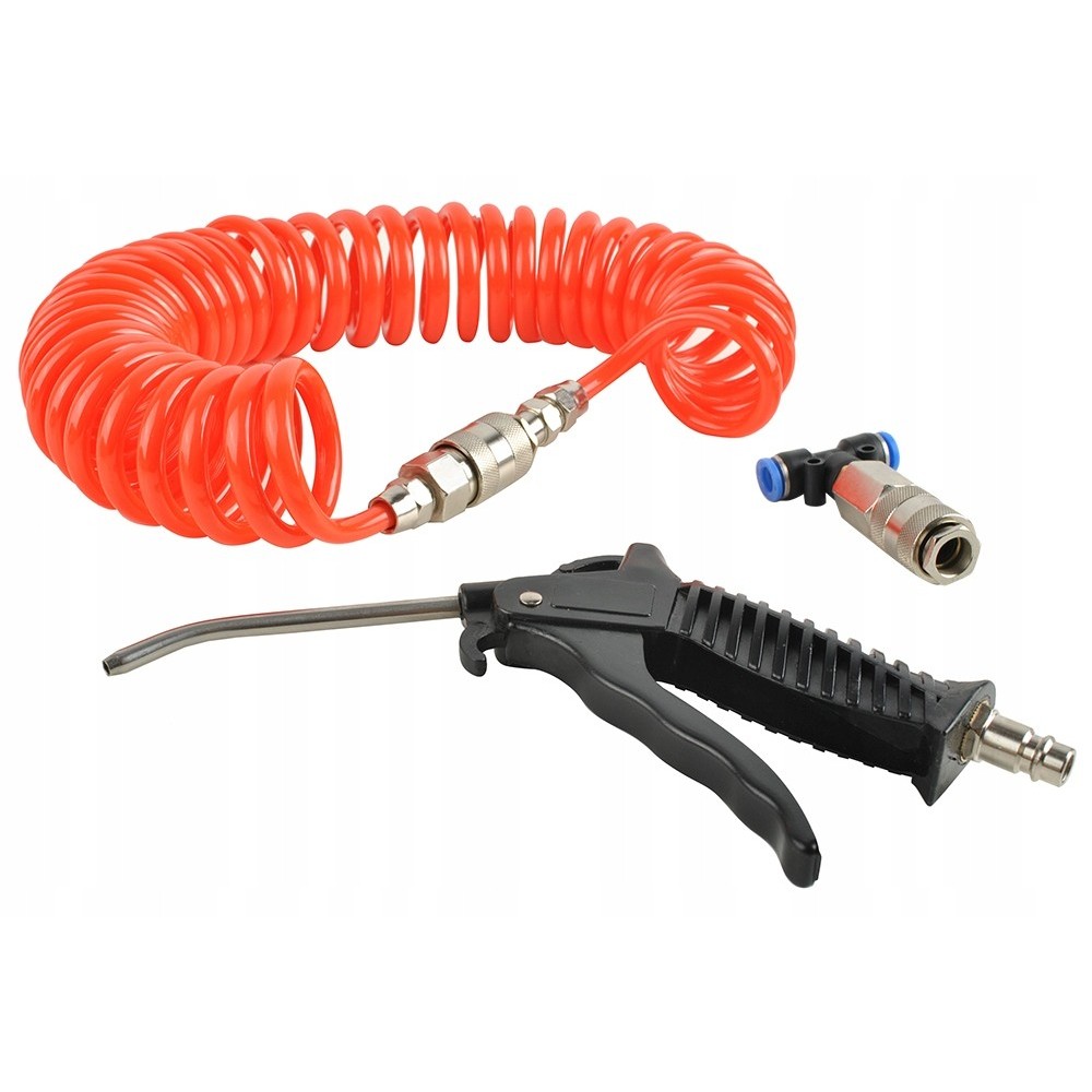 Set Pistol cu 3 piese pentru compresor si aer comprimat, lungime furtun ...