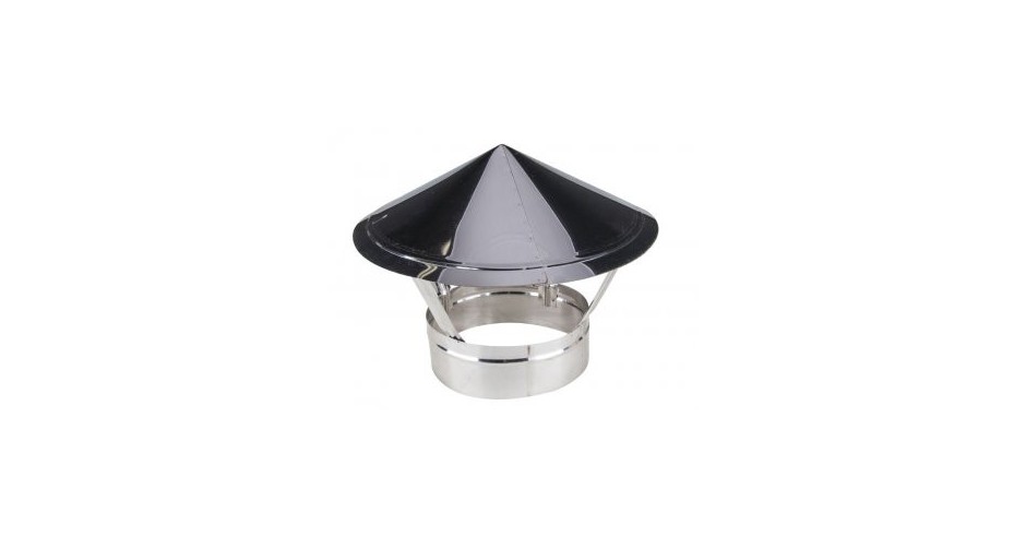 Capac terminal cos de fum din inox ,diametru 120 mm | Okazii.ro