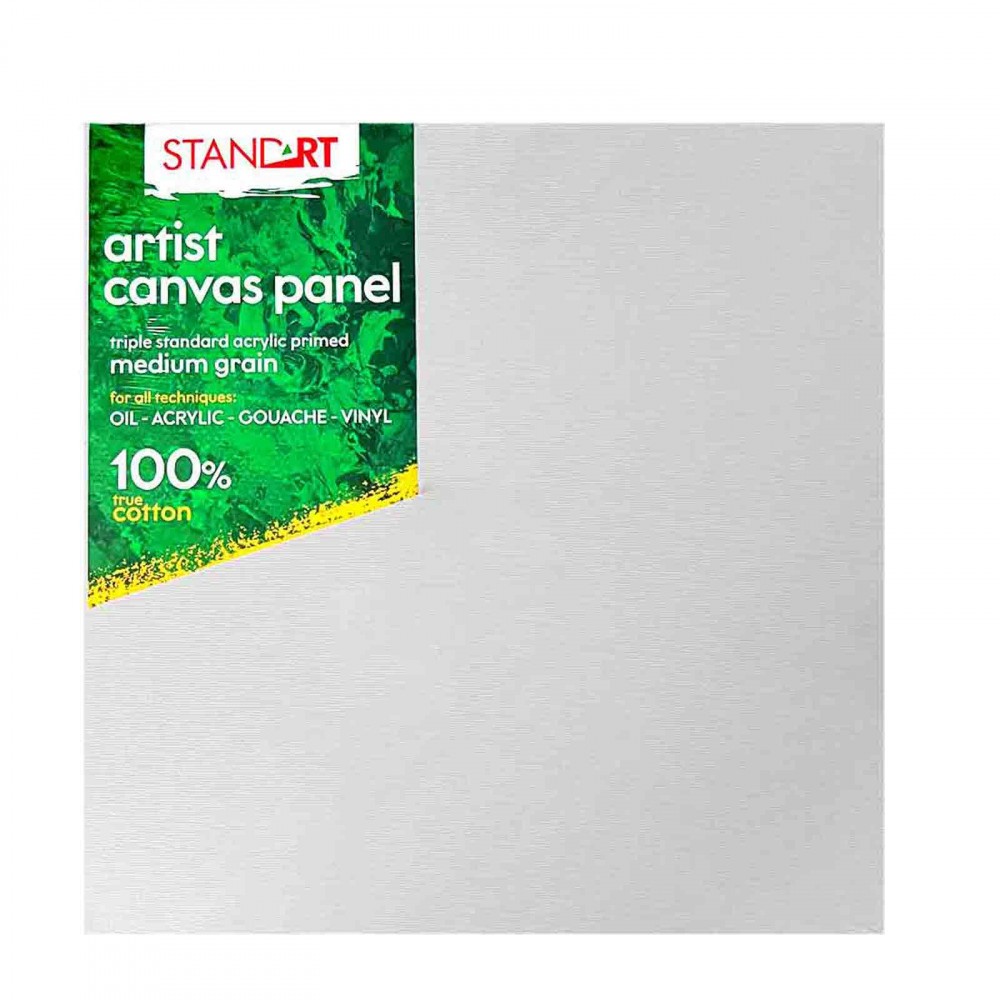 Carton panzat din bumbac, pentru pictura si desen, Canvas, 15 x 15 cm ...
