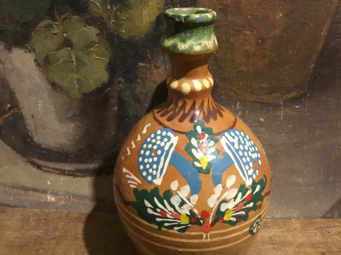 Arta si Traditie - Vechi ulcior de Oboga judetul Olt model deosebit ...