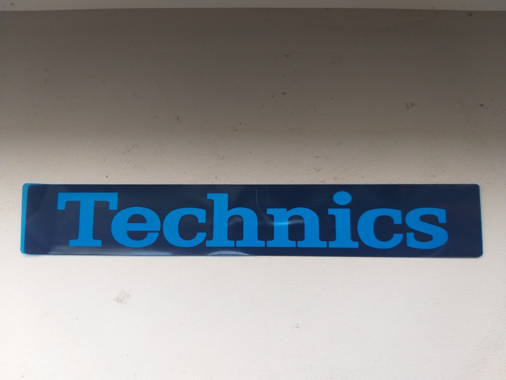 Emblema Technics Sticker Black Label Pickup SL-1200 SL-1210 MK2 M3D MK5 ...