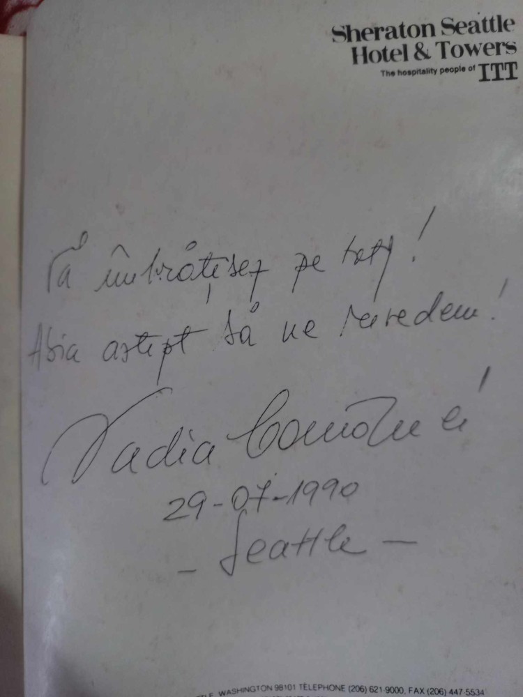 REVENIREA INTRE STELE - GEO RAETCHI - NADIA COMANECI - DEDICATIE ...