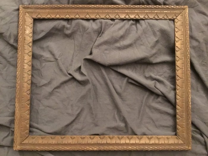 Arta / design / vintage - Rama veche din lemn model deosebit pentru ...