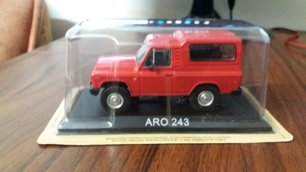 macheta aro 243 masini de legenda - deagostini, scara 1/43, noua ...