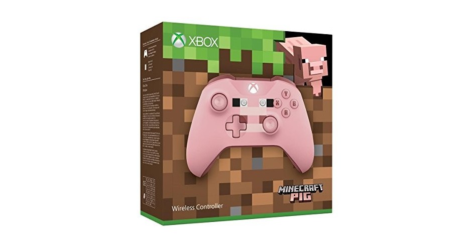 Controller Wireless MICROSOFT Xbox One S Minecraft Pig Edition SH ...