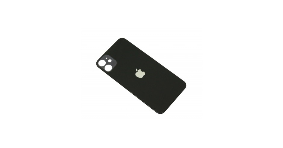 Capac Baterie Apple iPhone 11 Negru, cu gaura pentru camera mare ...