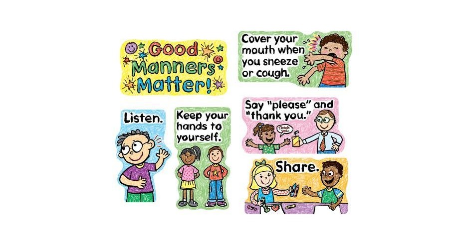 Good Manners Matter Mini Bulletin Board Set | Okazii.ro