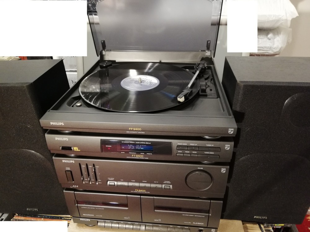 Combina/Linie PHILIPS (Pick up/MC/Tuner/Amplificator/Boxe)-Impecabila ...