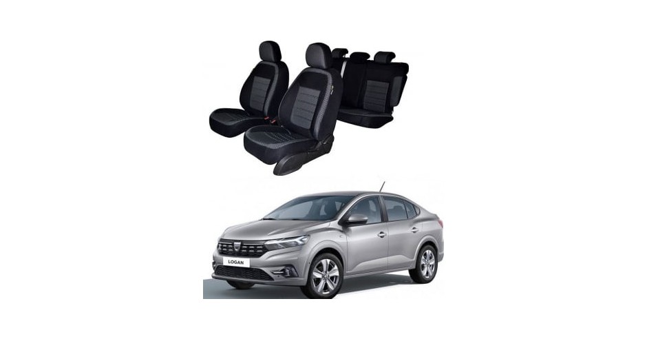 Huse scaune auto dedicate DACIA Logan 2021-2025 (Bancheta fractionata ...