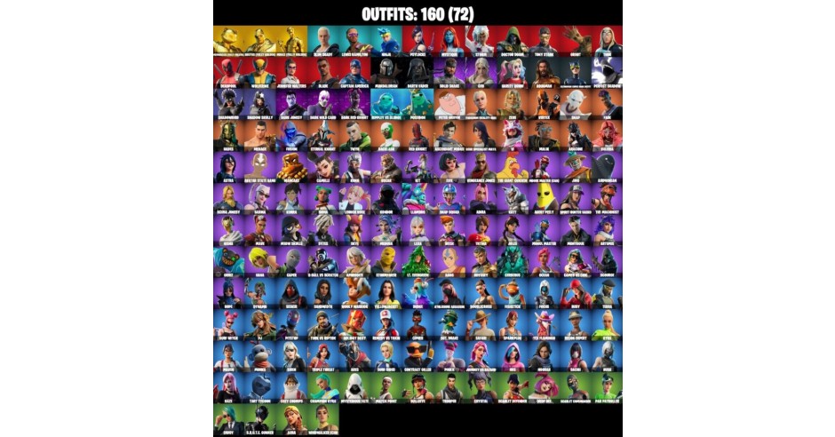 VAND CONT DE FORTNITE CU 160 DE SKINURI CONTACT:discord kerosen2k ...