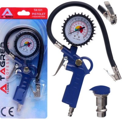 Pistol pneumatic profesional umflat roti cu manometru 16bar 35cm ...