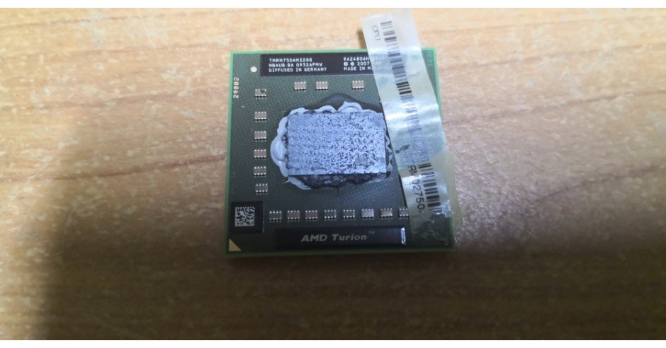AMD Turion 64 X2 RM-75 TMRM75DAM22GG Mobile CPU Socket S1 (S1G2) #RAZ | arhiva Okazii.ro