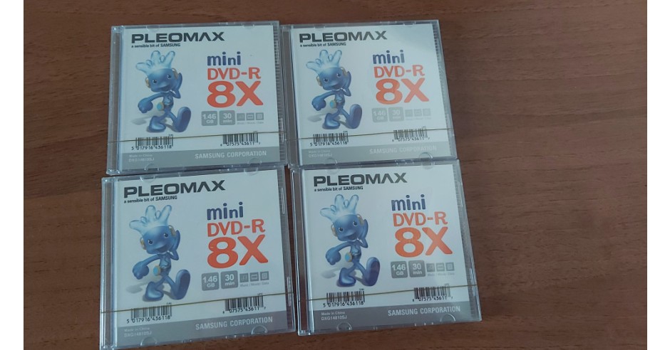 Mini Dvd-R Marca Pleomax de la Samsung 2buc. | arhiva Okazii.ro