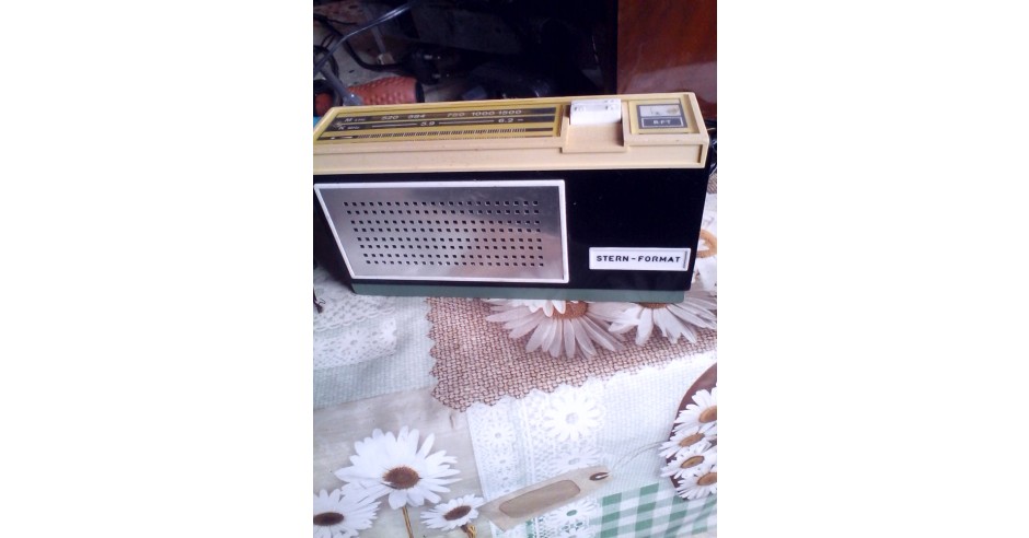 Radio Vechi Stern Format T130, 1969-70 DDR, 8 Tranzistori, Piese (Lipsă ...