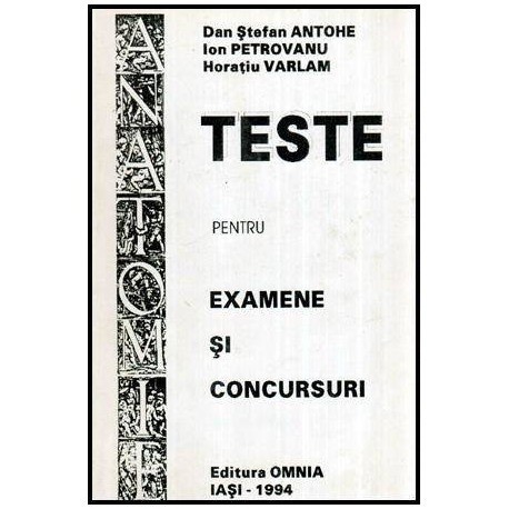 Teste pentru examene si concursuri | arhiva Okazii.ro